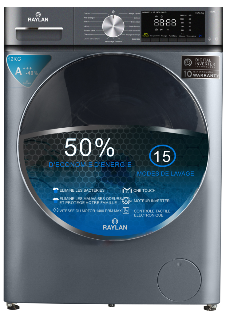 MACHINE A LAVER RAYLAN FLN-12 1400 INV-S - Raylan